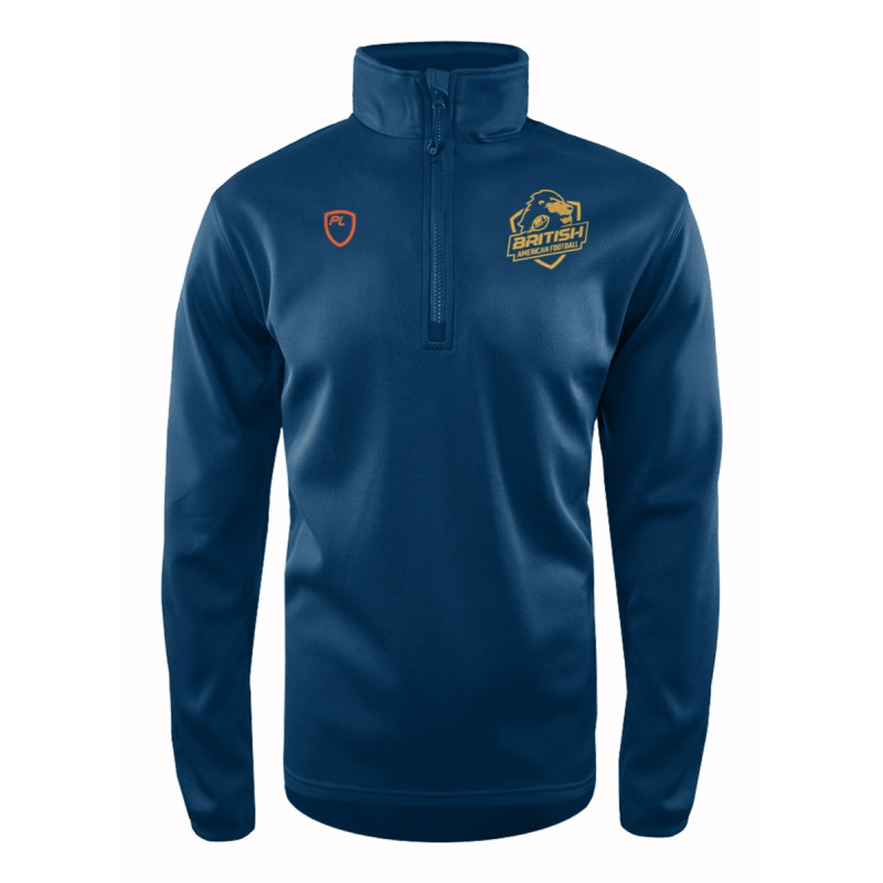 Men's Quarter Zip MidLayer Navy Blue
