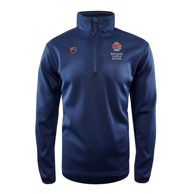 Men's Quarter Zip MidLayer Navy Blue
